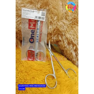 Jual Gunting Iris Lurus Gunting Iris Bengkok Onemed 11cm | Shopee Indonesia