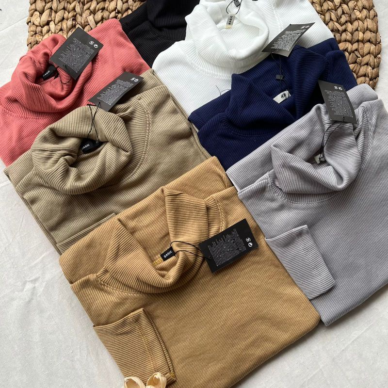 Jual KAOS RIB TURTLENECK / KAOS RIB TURTLENECK LENGAN PANJANG / KAOS ... Jual KAOS RIB TURTLENECK / KAOS RIB TURTLENECK LENGAN PANJANG / KAOS ...