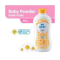 My Baby Bedak Bayi Kuning 500 gr_MYBABY Powder Fresh Fruity 500gr ...