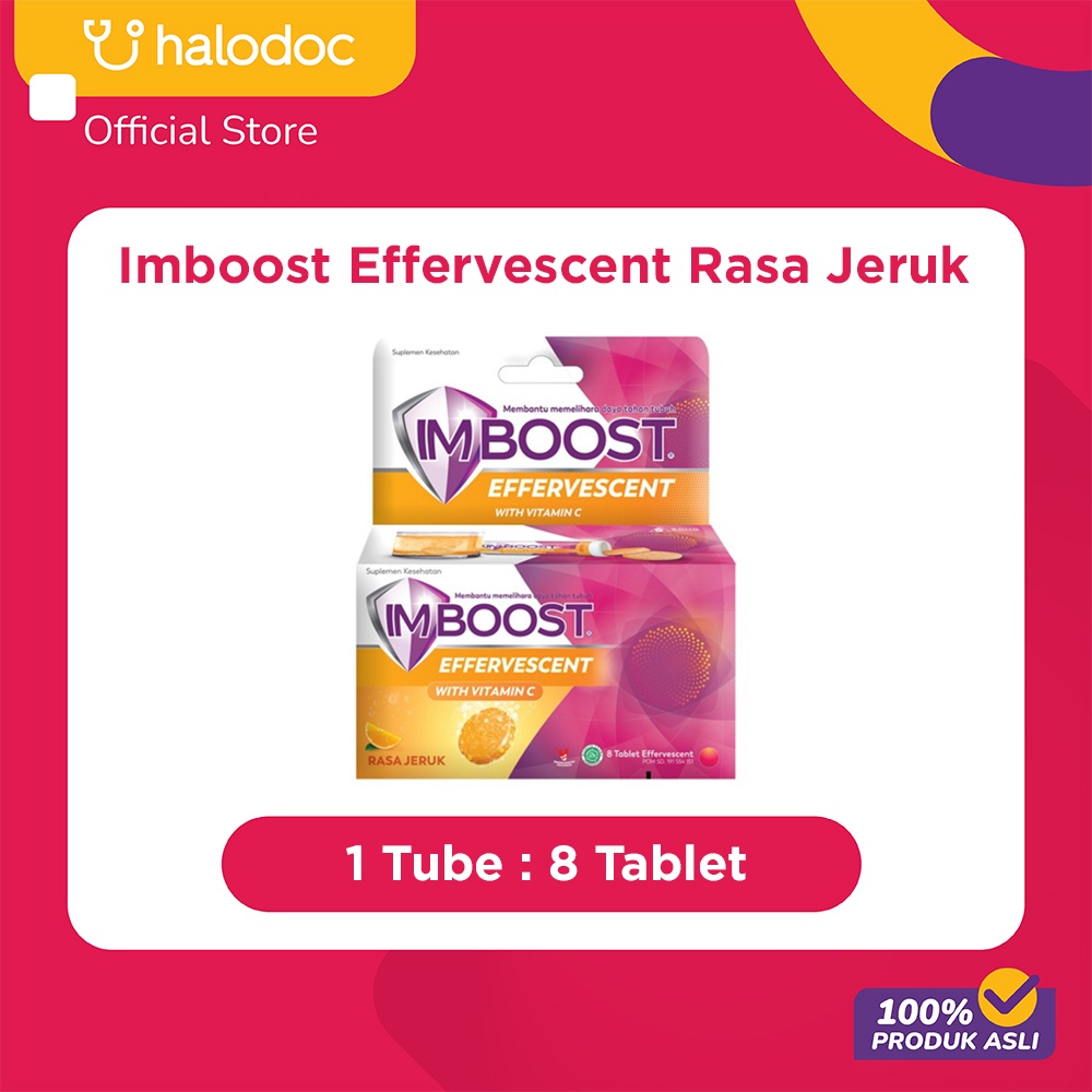 Jual Imboost Effervescent Rasa Jeruk 8 Tablet | Shopee Indonesia