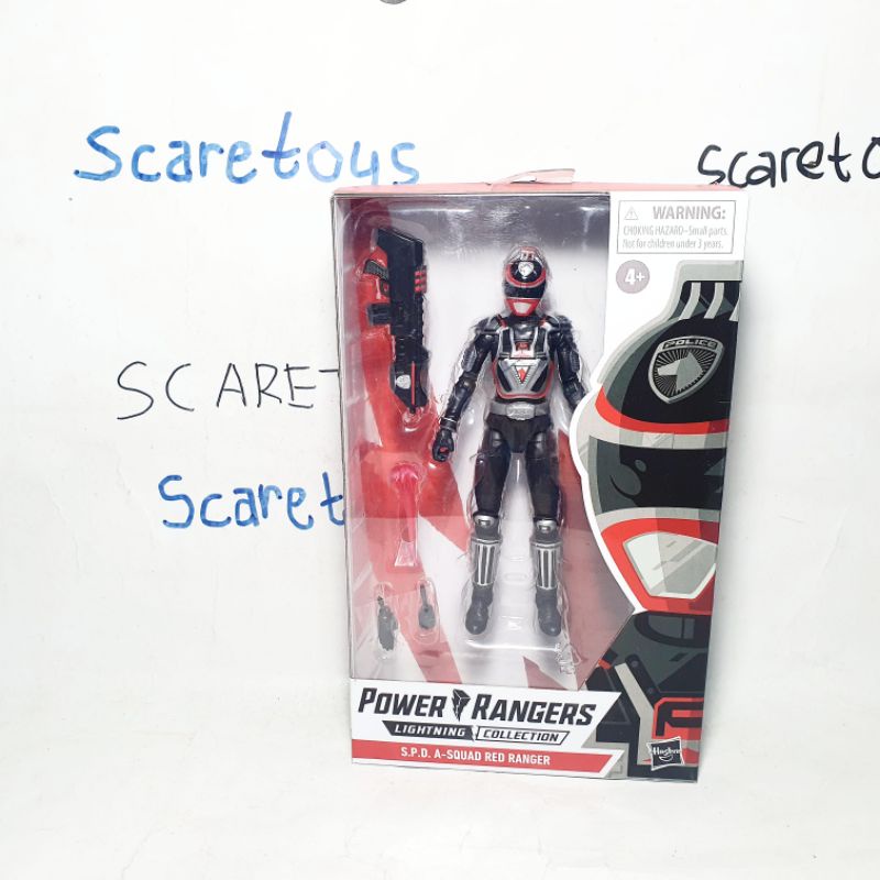 Jual Lightning Collection Power Rangers spd A Squad Red Ranger - Sentai ...