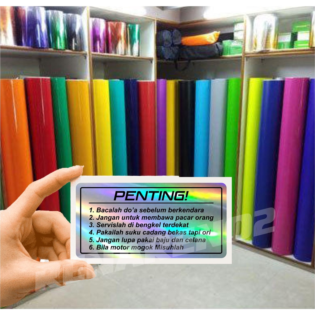 Jual STICKER PENTING PRINTING | Shopee Indonesia
