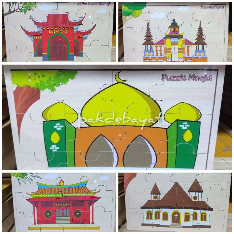Jual Puzzle Rumah Ibadah (stiker) | Shopee Indonesia