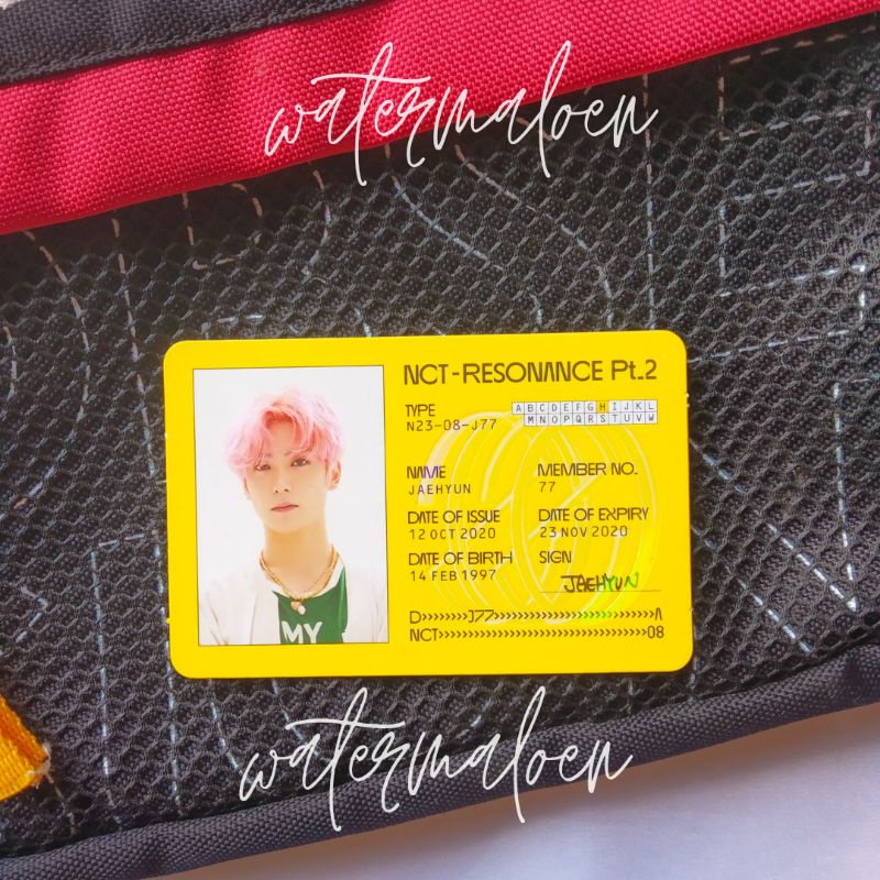 Jual NCT JAEHYUN RESONANCE DEPATURE ID CARD | Shopee Indonesia