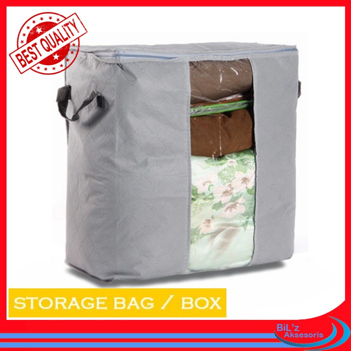 Jual LZ88Y COD Keranjang Baju Organizer Bag Storage Box Tempat ...