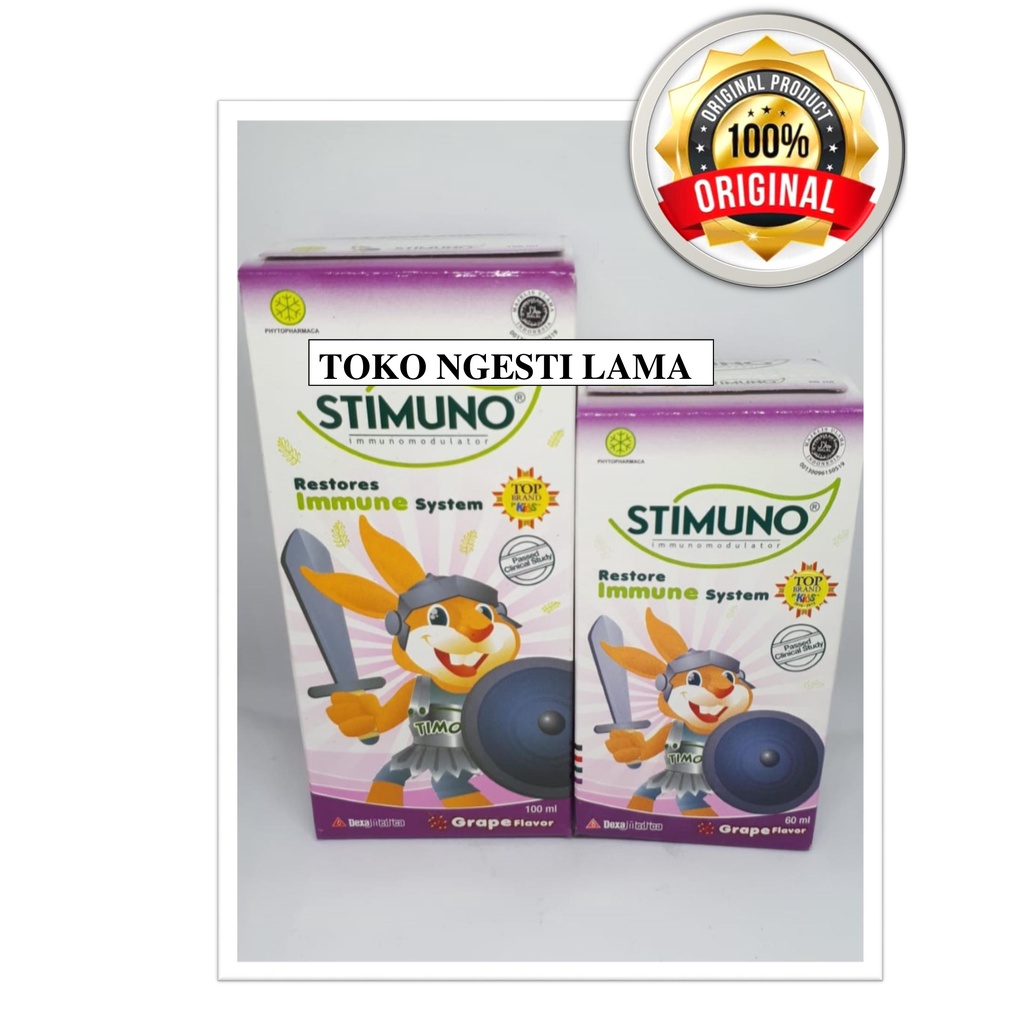 Jual Stimuno Syrup 60ml 100ml Rasa Anggur | Shopee Indonesia