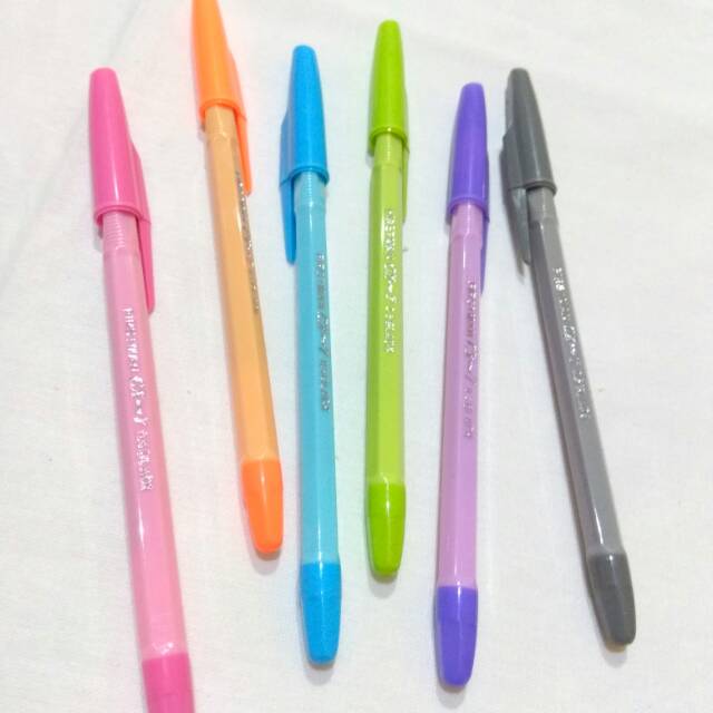 Jual Pen hitam pastel warna - black pen pen enak nyata terang | Shopee ...