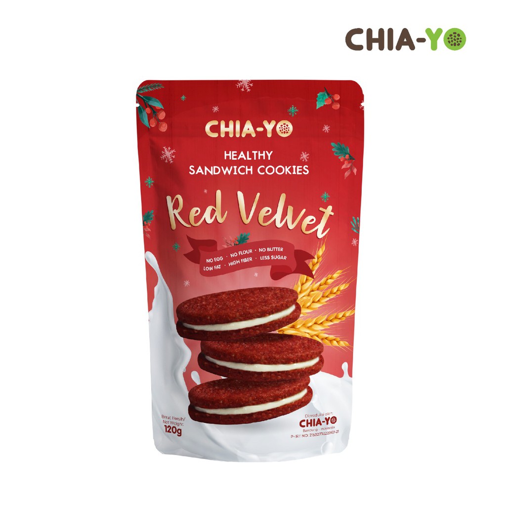 Jual Chiayo Cookies Sandwich Red Velvet Indonesia|Shopee Indonesia