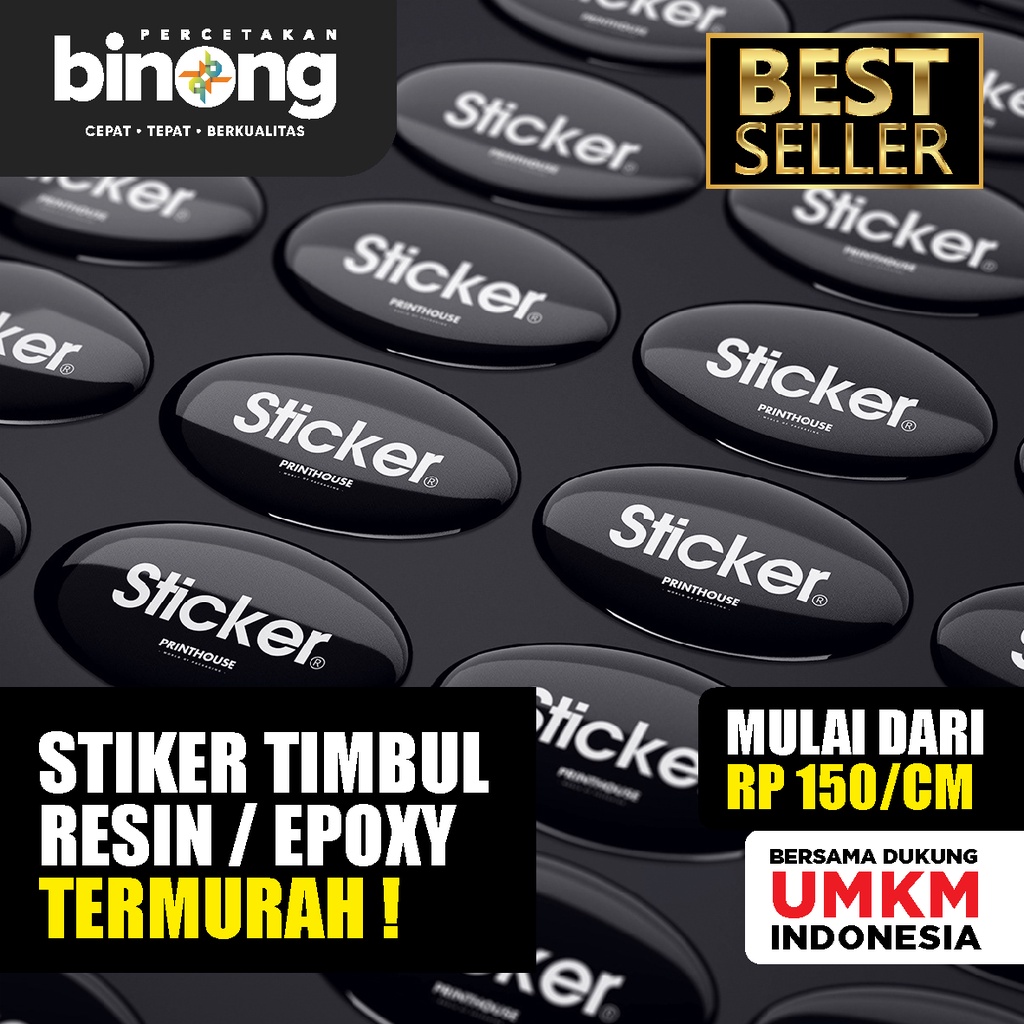Jual Custom Sticker Emblem 3D Resin Lentur Stiker Timbul Custom ...
