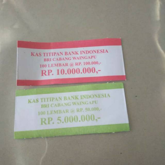 Jual Cetak Sabuk Uang Ukuran P : 8 Cm L : 3,5 Cm Indonesia|Shopee Indonesia