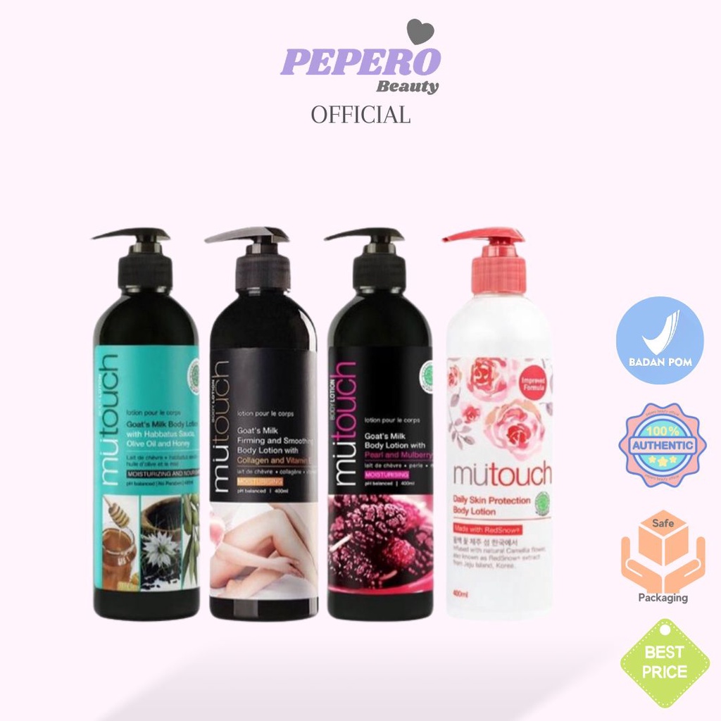 Jual MUTOUCH Goat's Milk Body Lotion 400ml | Shopee Indonesia