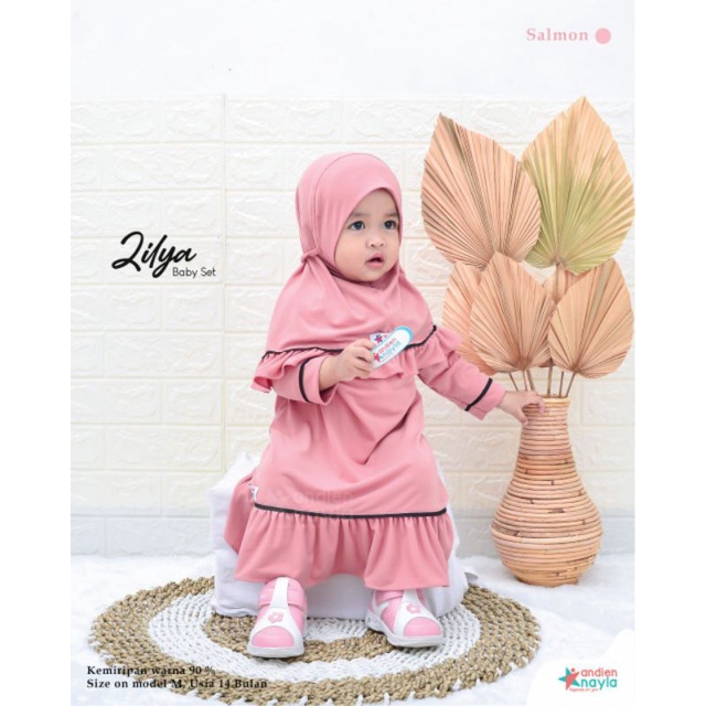 Jual [BERGARANSI] GAMIS BABY SET KHIMAR GAMIS BAYI SET KHIMAR ZILYA ...