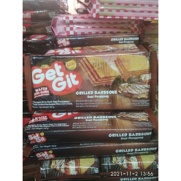 Jual Sobisco Get Git wafer 102g coklat, BBQ ko sapi panggang & keju ... Jual Sobisco Get Git wafer 102g coklat, BBQ ko sapi panggang & keju ...