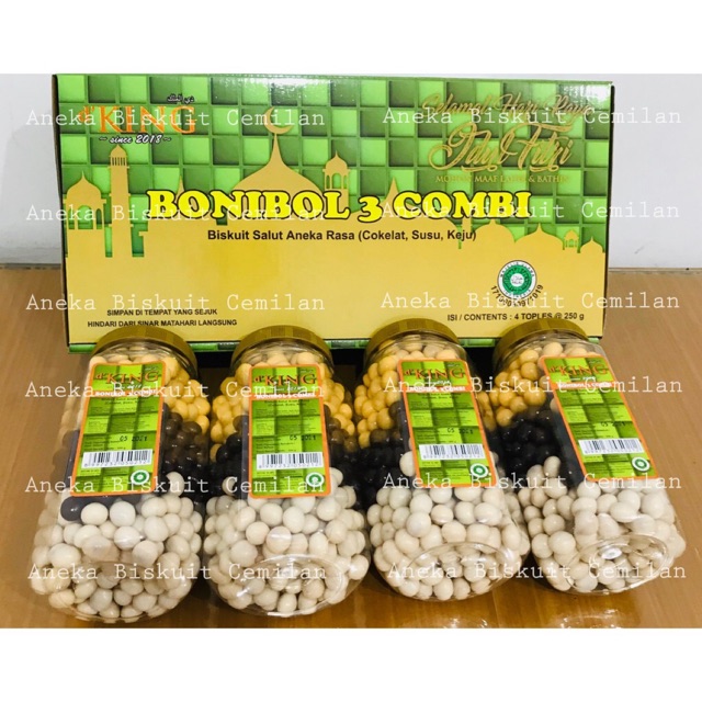 Jual Cokelat Bonibol D King 4 Toples @ 250 gram | Shopee Indonesia