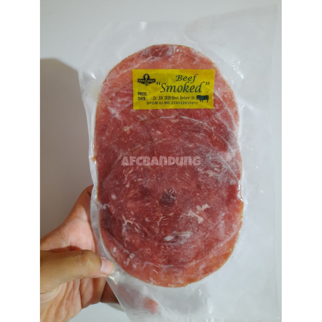 Jual Smoke Beef Daging Sapi Asap Smoked Beef Sven's Choice 100gr ...
