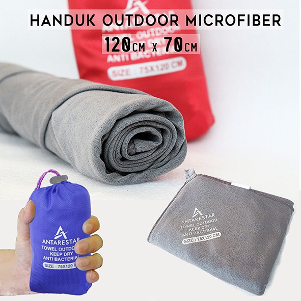 Jual Handuk Traveling Handuk Renang Handuk Hiking Bersepeda Microfiber ...