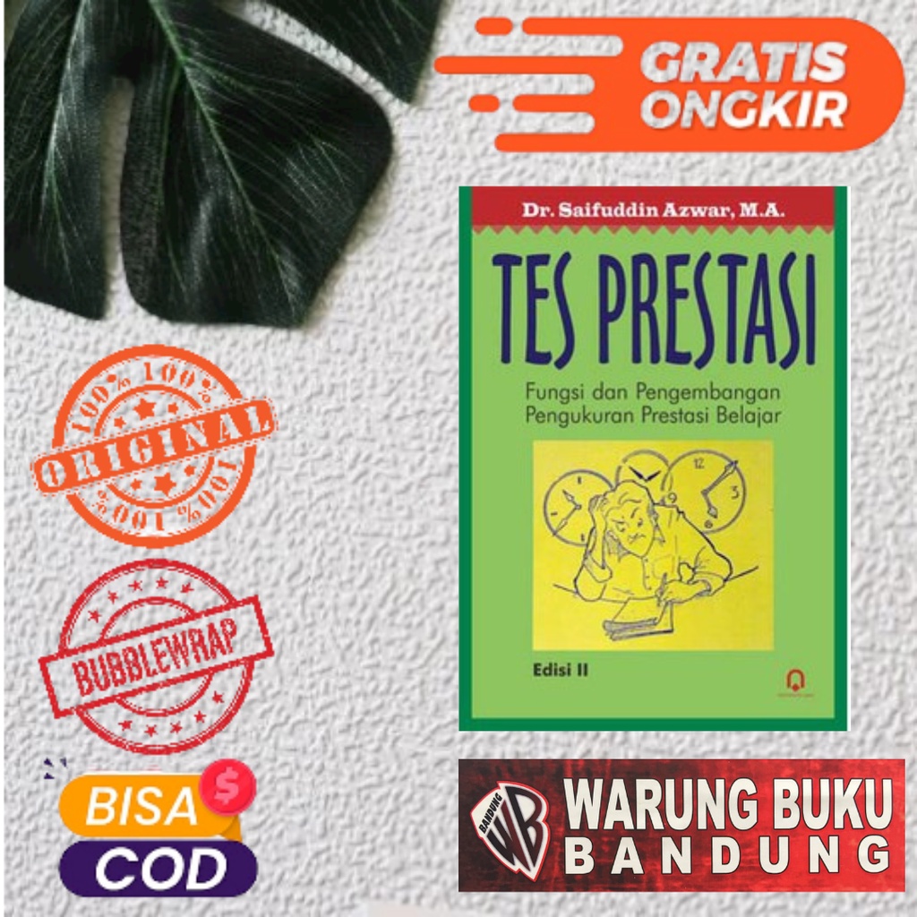 Jual BUKU TES PRESTASI - SAIFUDDIN AZWAR | Shopee Indonesia