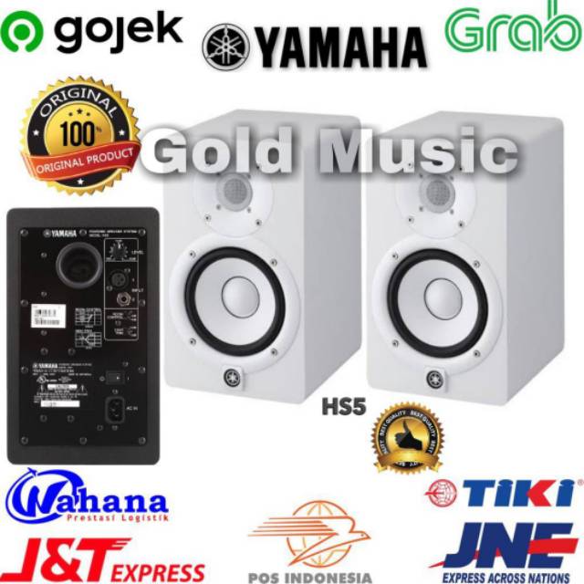 Jual Speaker Yamaha HS 5 Powered Studio Monitor 5 Inch Aktif ORIGINAL ...