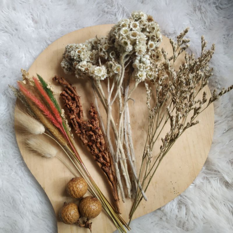 Jual Paket bunga kering rustic edisi special | Shopee Indonesia
