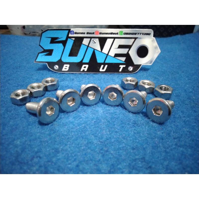 Jual Baut Visor Ninja RR ( Baut L Stainless ) | Shopee Indonesia