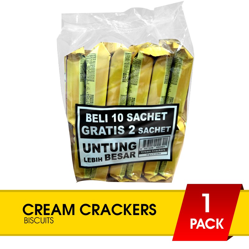 Jual Unibis Cream Crackers (27 gr / 1 pack) | Shopee Indonesia