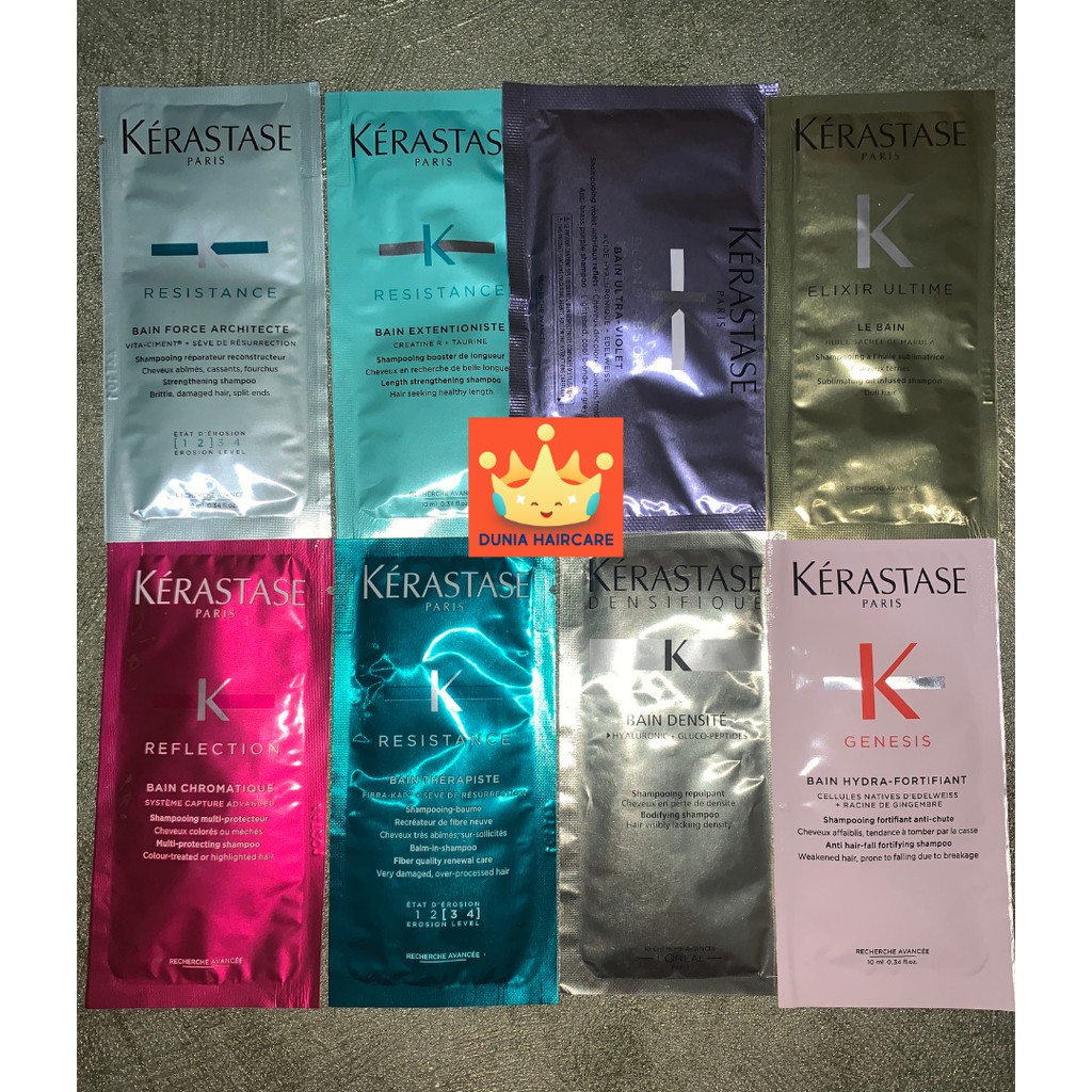 Kerastase SACHET / Kerastase MINI Travel Size / Kerastase SAMPLE ...