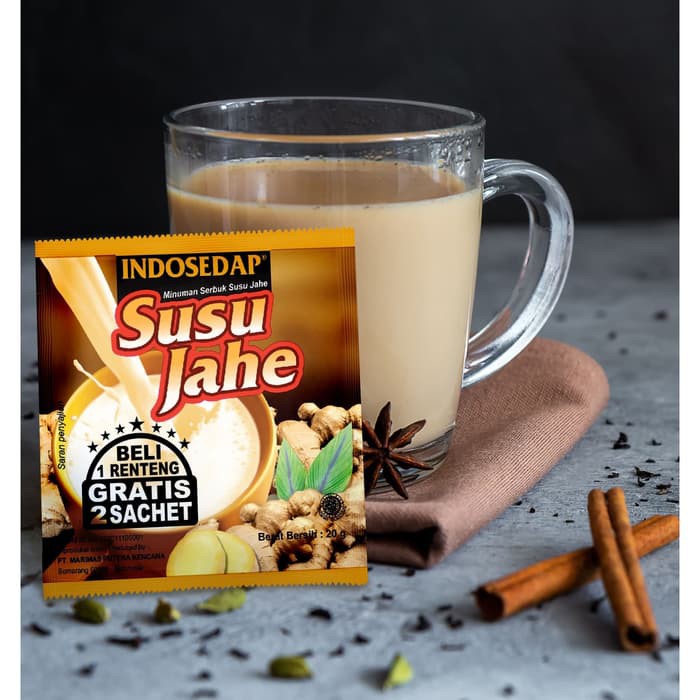 Jual Indosedap Susu Jahe -1 Renteng = 12 sachet | Shopee Indonesia