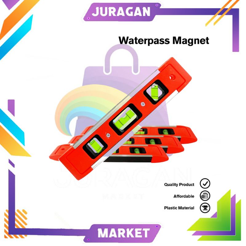 Jual Waterpas Magnet 9 Inci l Waterpass l Alat Ukur Tukang | Shopee ...