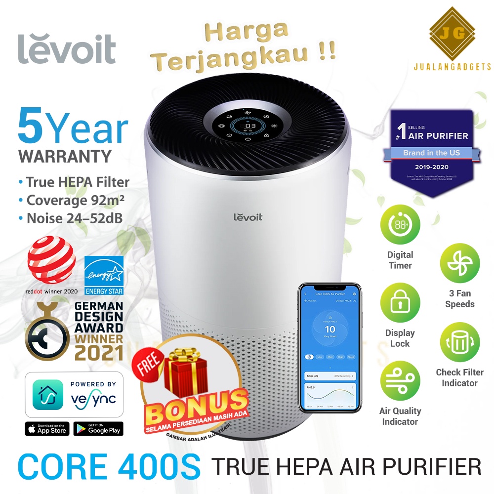 Jual levoit core 400s Harga Terbaik & Termurah Desember 2022 | Shopee ...