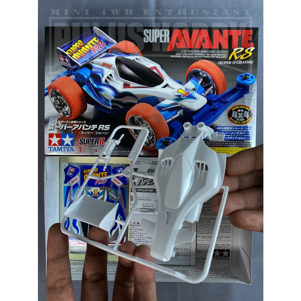 Jual BODY SUPER AVANTE RS ORIGINAL TAMIYA 18065 AVANTE RS CHASSIS SUPER ...