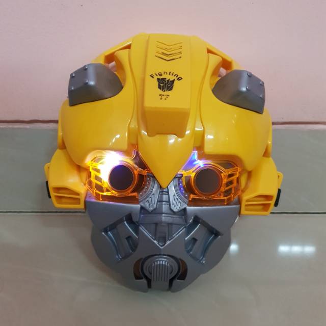 Jual Topeng Robot Bumblebee Transformer - Topeng Cosplay Robot ...