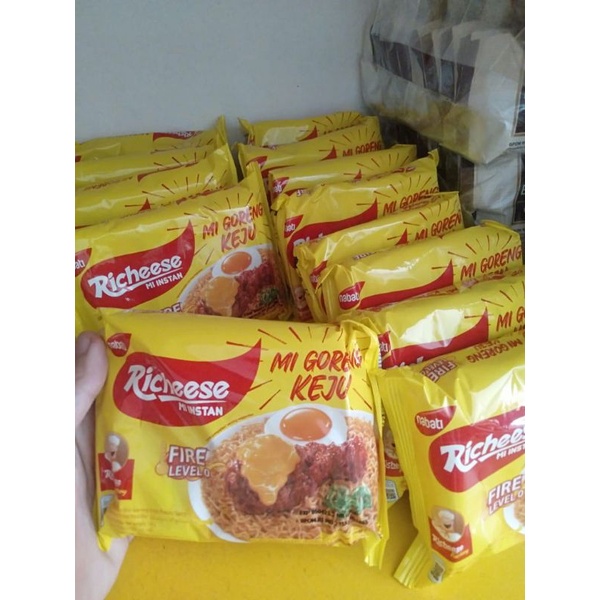 Jual Mie Richeese instan Mie goreng keju | Shopee Indonesia