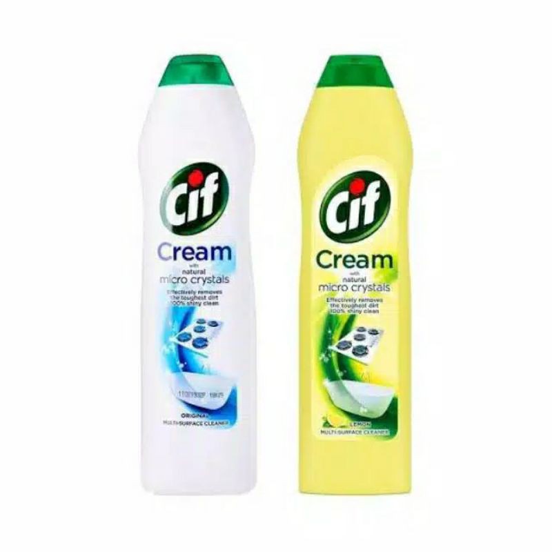 Jual Cif Cream Original - Lemon Krim Pembersih Serbaguna 660ml Botol ...