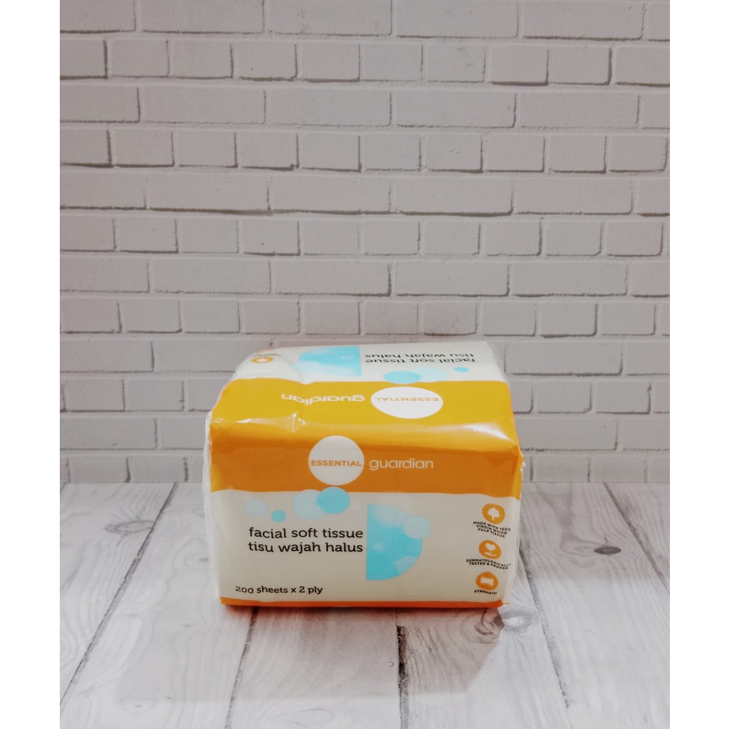 Jual GUARDIAN FACIAL TISSUE / TISU WAJAH 200 SHEETS 2 PLY - GUARDIAN | Shopee Indonesia