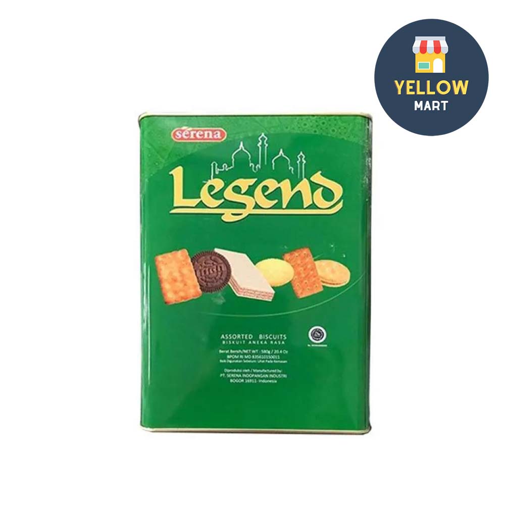 Jual Serena Legend Assorted Biscuits Tin Kaleng 580 Gram Indonesia ...