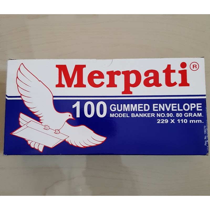 Amplop Surat Merpati Putih Besar No 90 229x110 mm | Shopee Indonesia