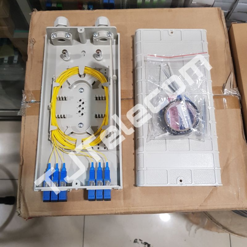 Jual odf 6 core SC / otb mini 6 core Sc Upc lengkap | Shopee Indonesia