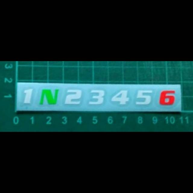 Jual Sticker cutting logo gear 1N23456 | Shopee Indonesia