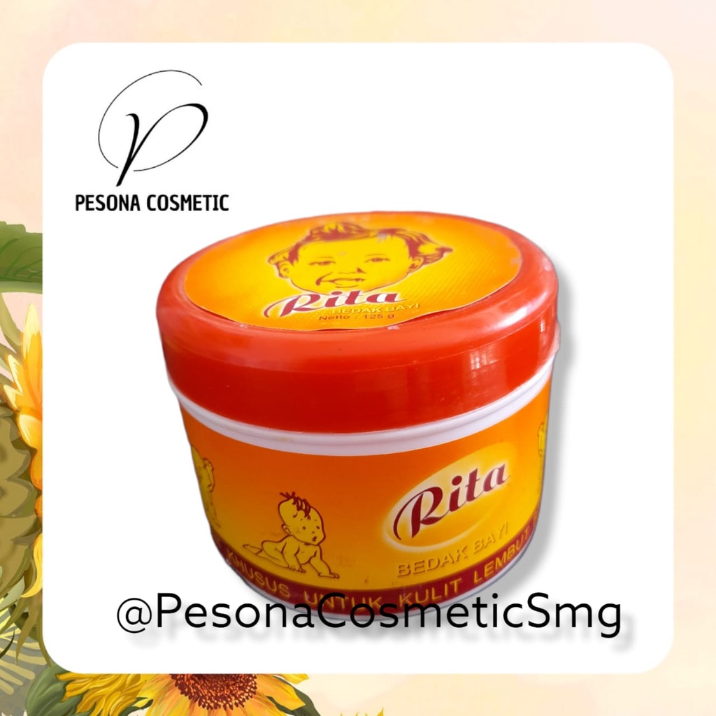 Jual RITA BEDAK BAYI TABUR BABY POWDER 125 GR JAMAN DULU POT PLASTIK ...