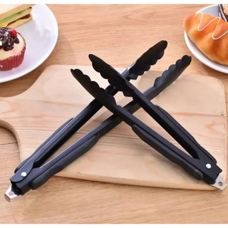 Jual Penjepit jepitan makanan/ gorengan/ capitan hitam/ penjepit roti ...