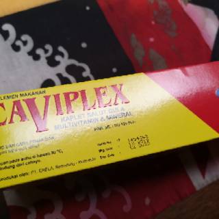 Jual Caviplex tablet multivitamin mineral daya tahan tubuh box isi 100 ...
