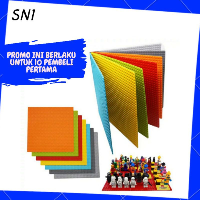 Jual Tatakan Papan Alas Mainan Anak Lego Balok Blok Block Brick Biru 32 x 32 cm | Shopee Indonesia