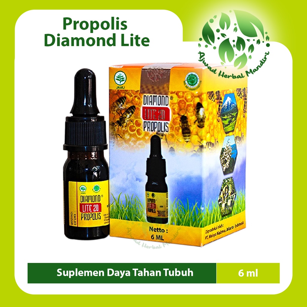 Jual Propolis Diamond Lite 20 Asli Original Murah Herbal BPOM Suplemen ...