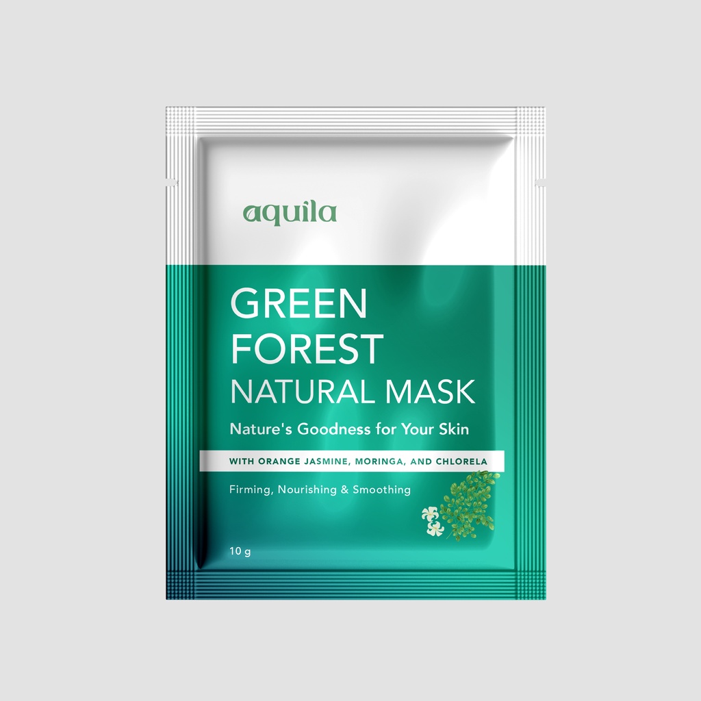 Jual Aquila Green Forest Natural Mask with Orange Jasmine, Moringa ...