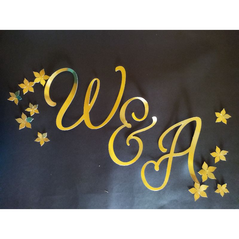 Jual 30cm KHUSUS Huruf Balok Tulisan Backdrop Dekorasi Banner Pesta ...