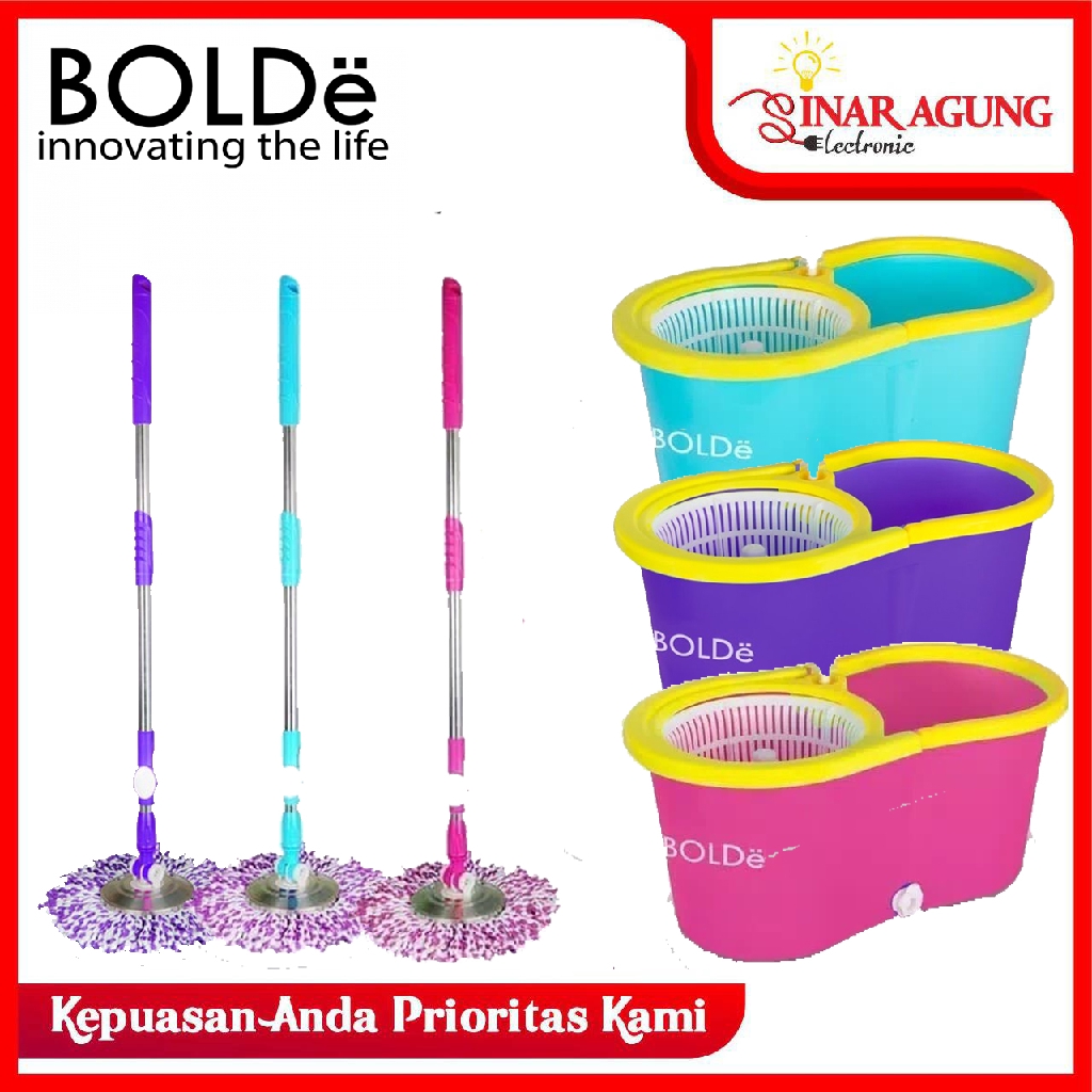 Jual BOLDE alat pel super mop m 777 (DIJAMIN 100% ORI) Indonesia|Shopee ...
