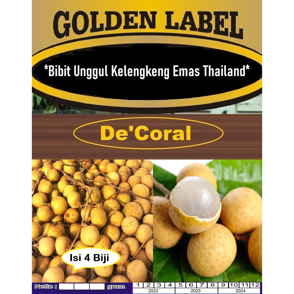 Jual Bibit Unggul Kelengkeng Emas Thailand|Benih Lengkeng Emas Thailand ...