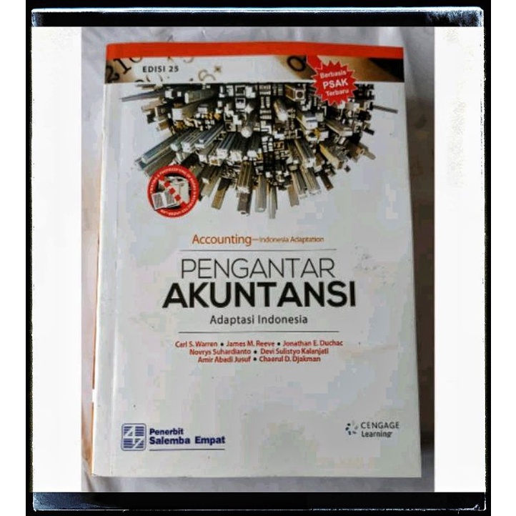 Jual Buku Pengantar Akuntansi//by. Carl S Warren | Shopee Indonesia