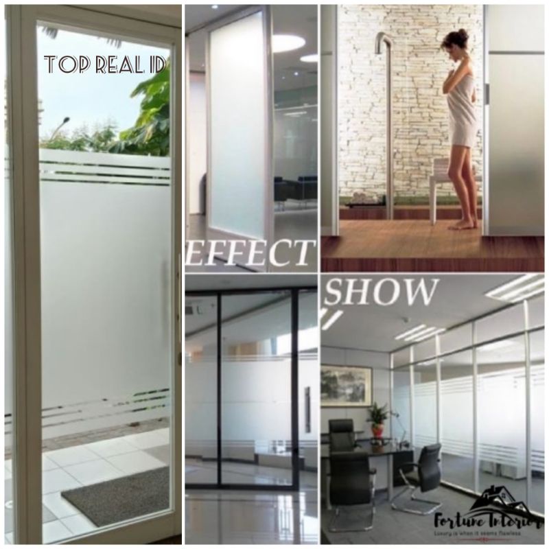 Jual TOP REAL(COD)!!Stiker Kaca Sandblast Sticker Kaca Sunblast Polos ...