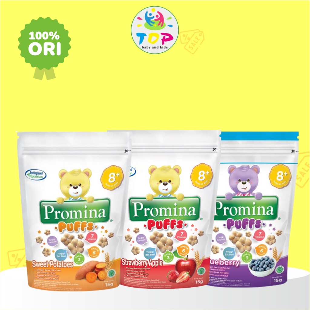 Jual ~TOP~PROMINA PUFFS 15GR (PILIH VARIAN DI VARIASI) | Shopee Indonesia